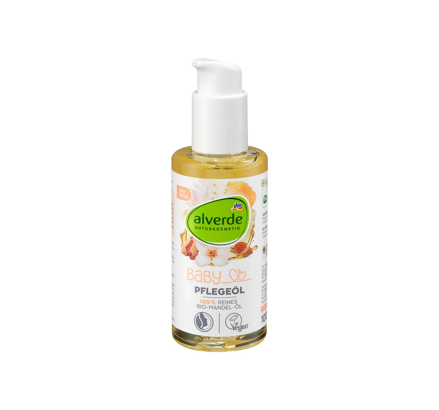 Alverde Baby oil 100% Pure Almond Oil – Yasmine Beauty Bar