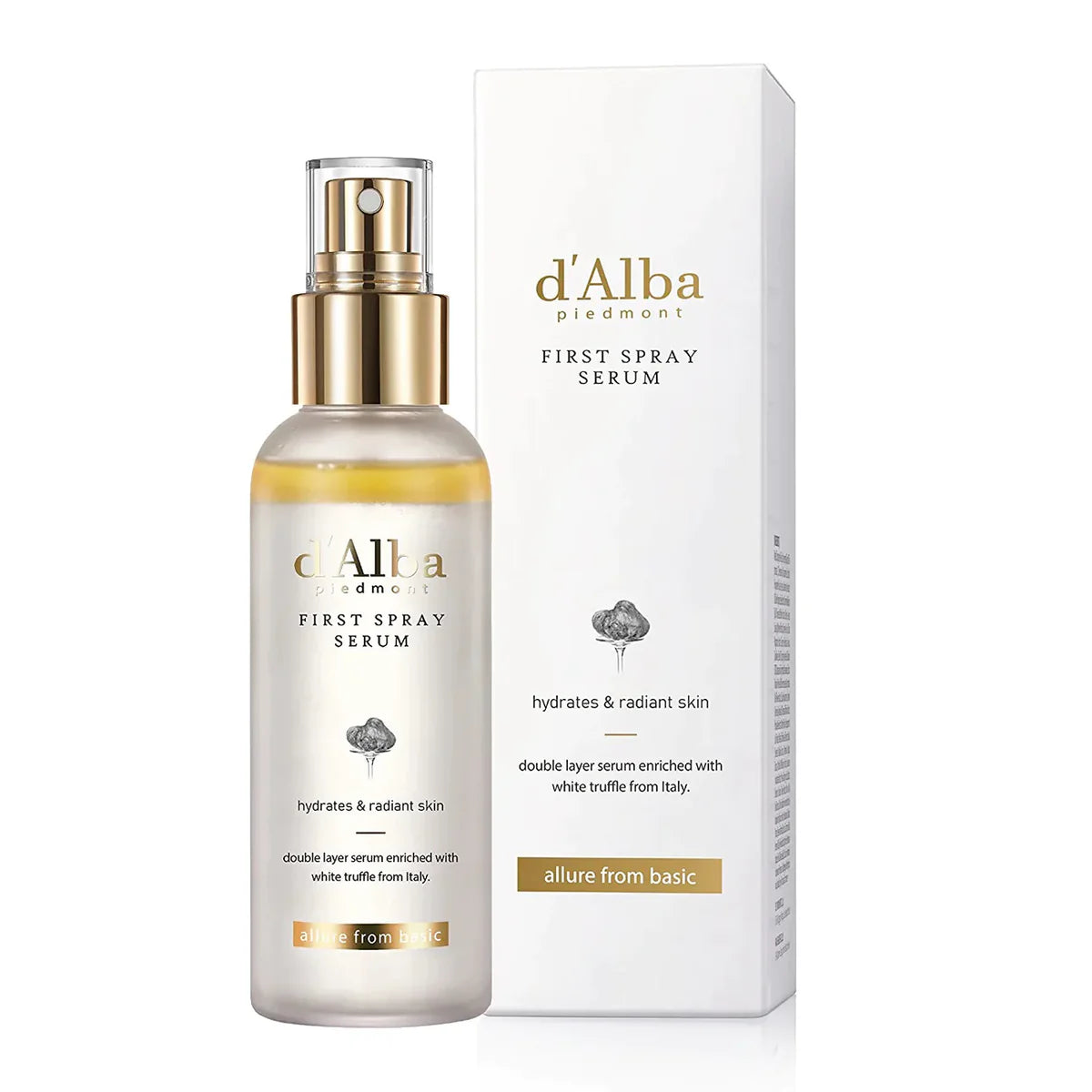 D'Alba White Truffle First Spray Serum – Yasmine Beauty Bar